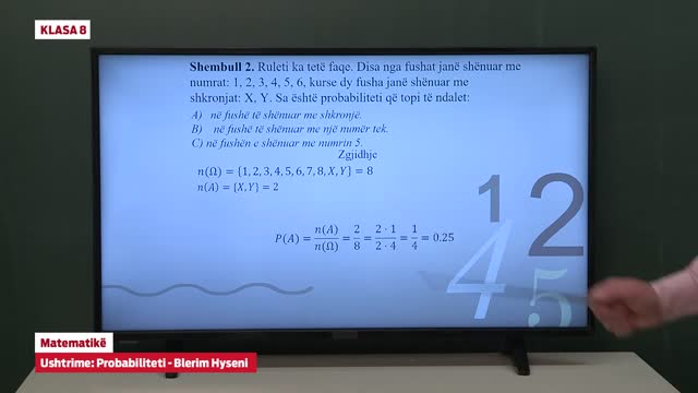 Klasa 8 - Matematikë - Ushtrime: Probabiliteti | GjirafaVideo