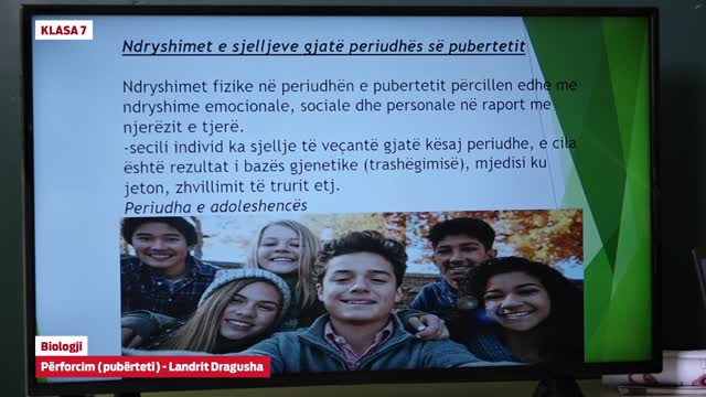 Klasa 7 - Biologji – Përforcim - Puberteti | GjirafaVideo