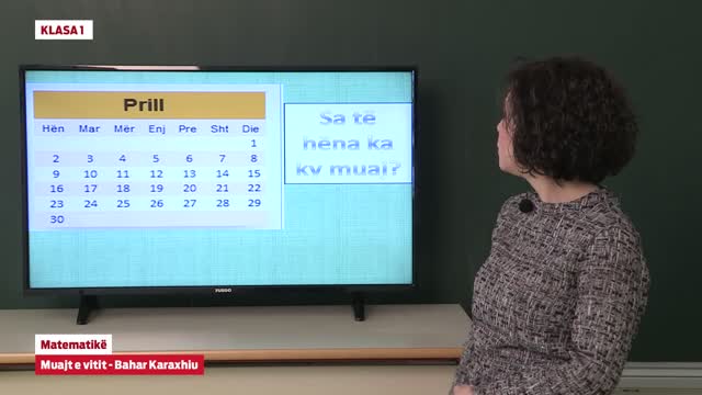 Klasa 1 - Matematikë - Muajt e vitit | GjirafaVideo