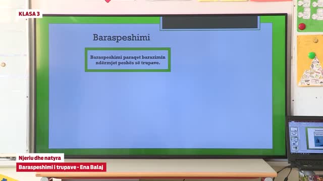 Klasa 3 - Njeriu dhe natyra - Baraspeshimi i trupave | GjirafaVideo